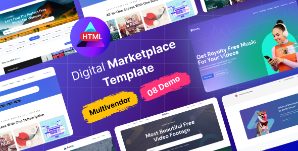 Markety | Digital Marketplace HTML Template by Gramentheme | ThemeForest